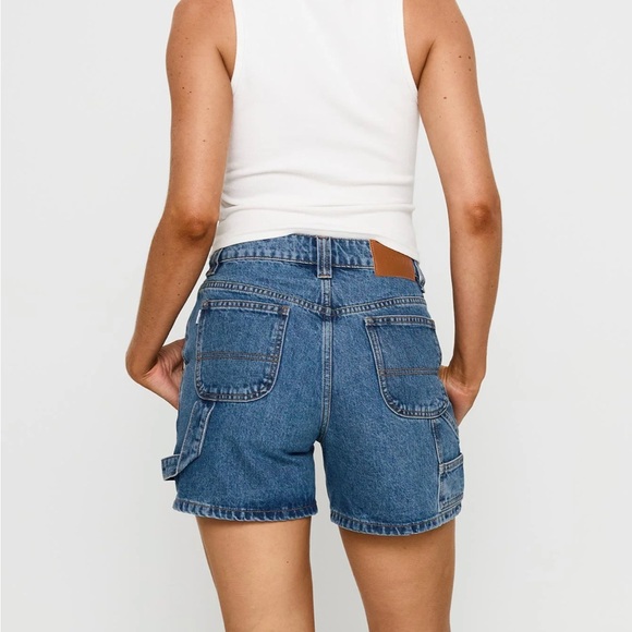 Princess Polly | Shorts | Princess Polly Blue Jean Shorts Carpenter ...